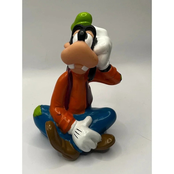 Disney | Toys | Vintage 985 Disney Sitting Goofy Squeaky Bath Toy 6 ...
